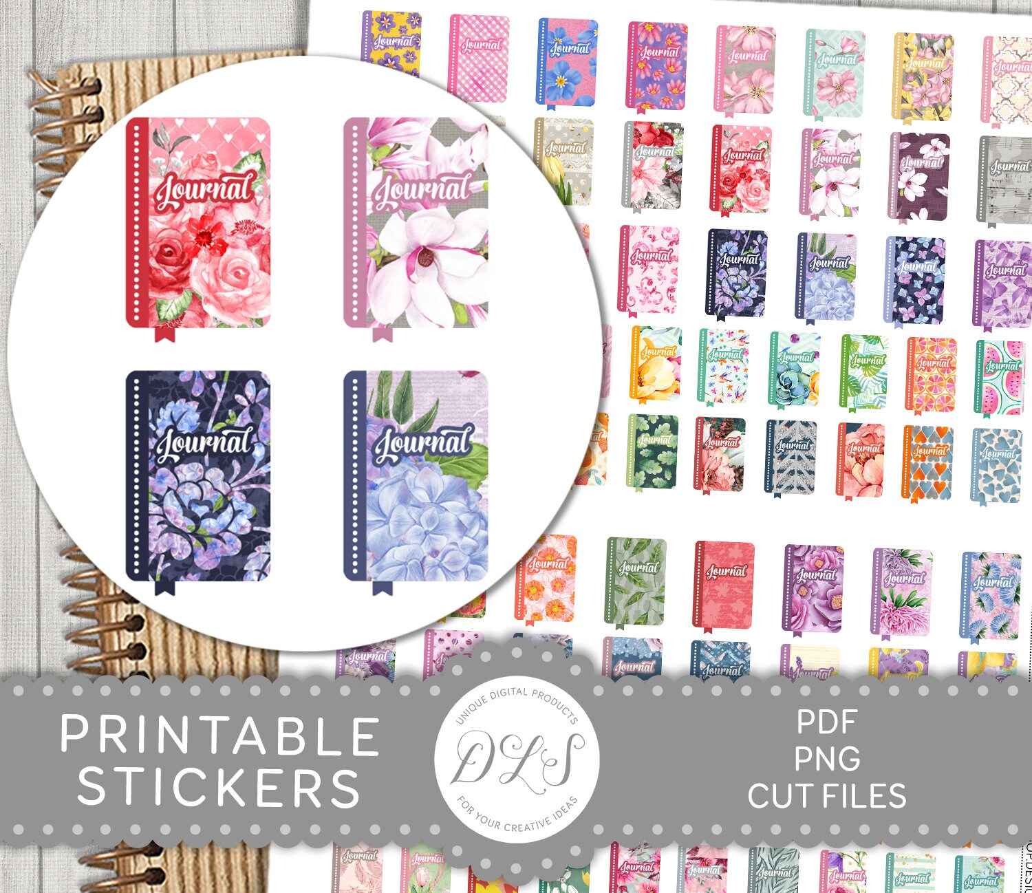 Printable Journal Planner Stickers, Journaling Planner Stickers ...