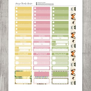 SPRING Planner Stickers Kit, Printable Big Happy Planner Spring ...