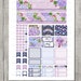 Printable Monthly Planner Stickers Kit Purple Floral Planner - Etsy