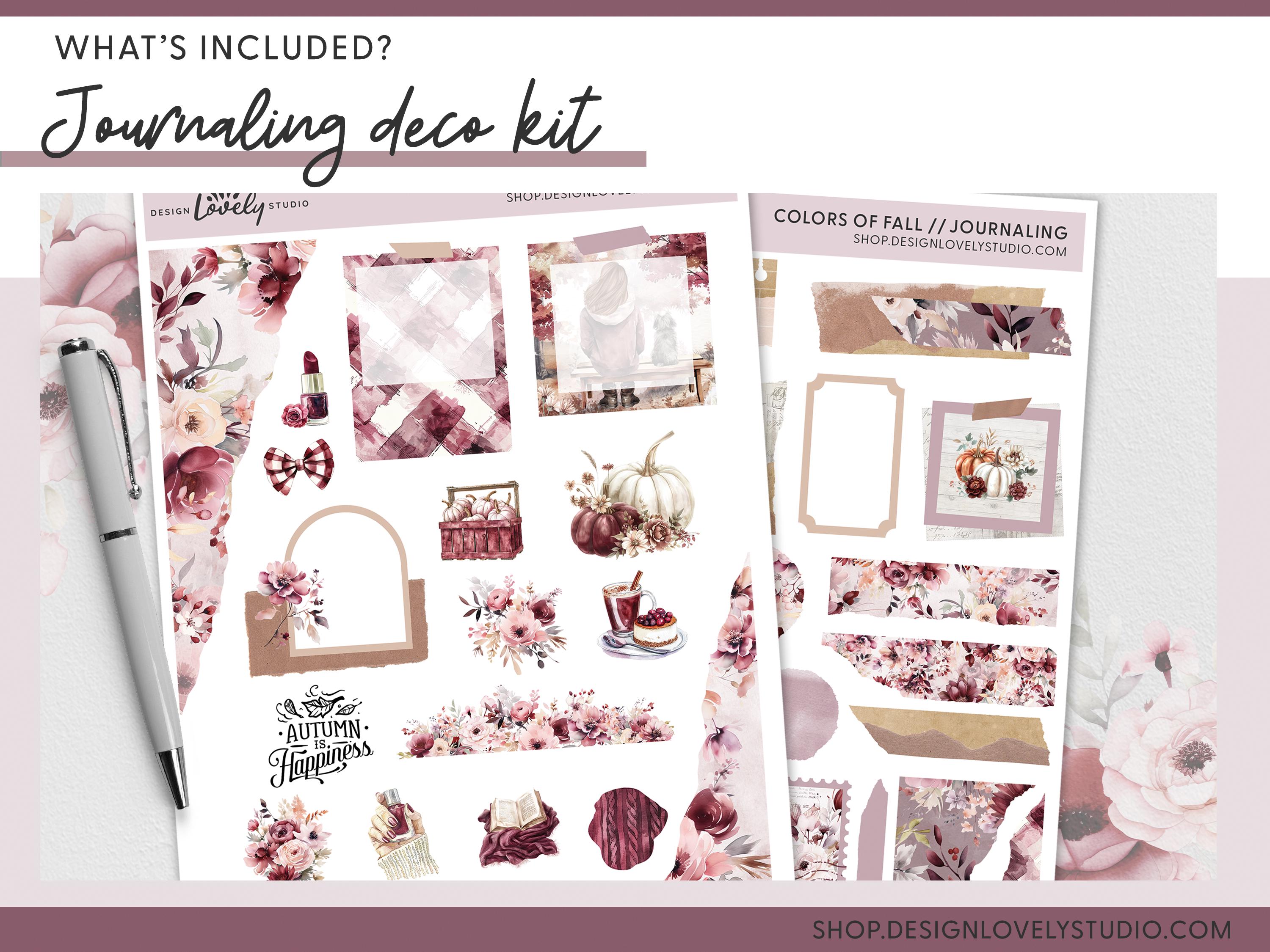 Printable Fall Planner Stickers Bundle, Monthly Stickers, Weekly ...