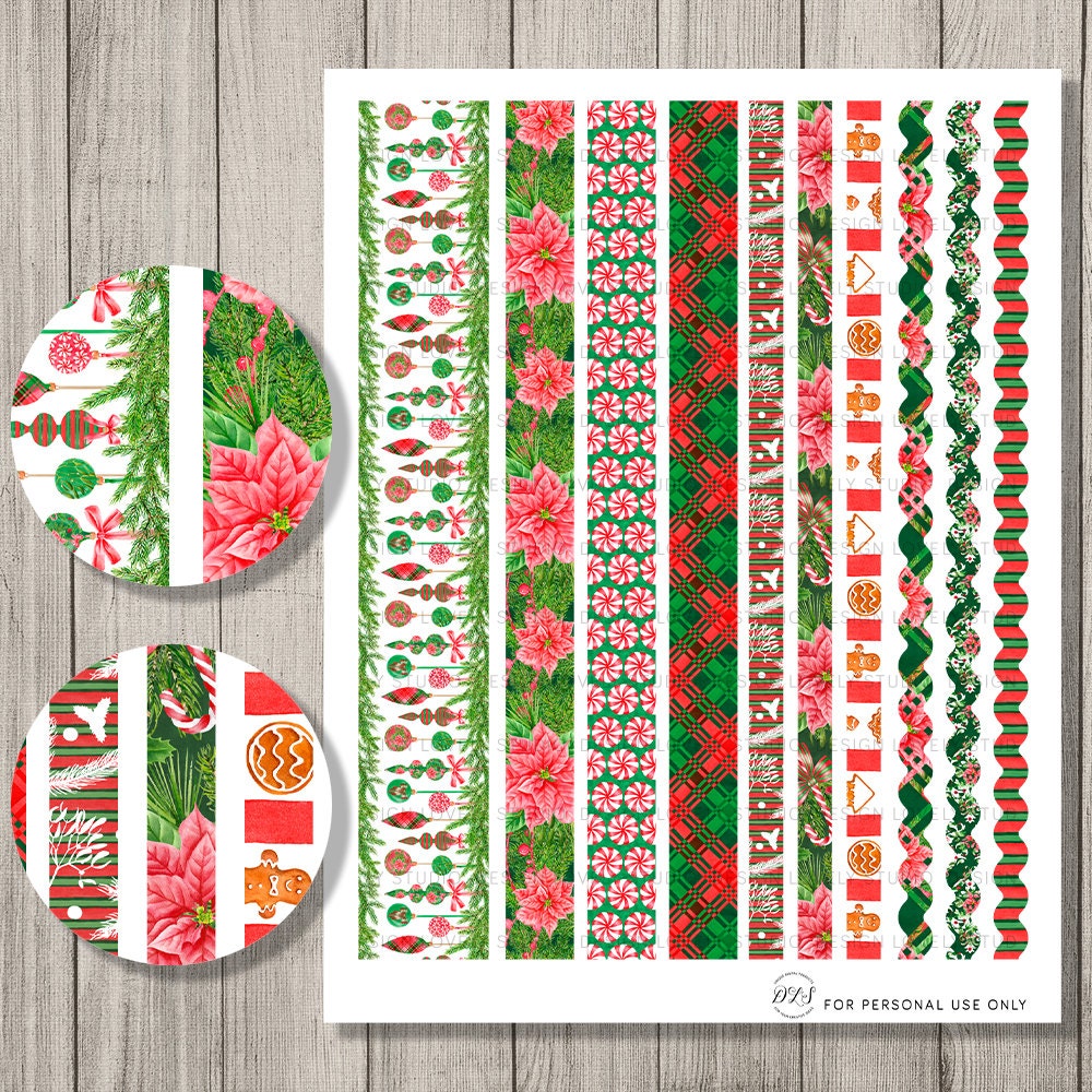 Printable Christmas Planner Stickers Fits Erin Condren - Etsy