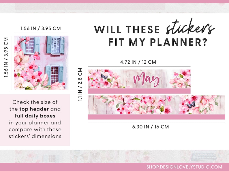 May Planner Stickers Happy Planner Monthly Stickers Spring - Etsy