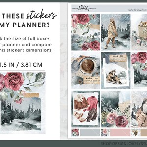 Winter Planner Stickers, Printable Planner Stickers, December Stickers ...