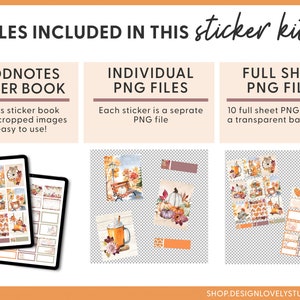 Goodnotes Stickers, Fall Digital Planner Stickers, Autumn Digital ...