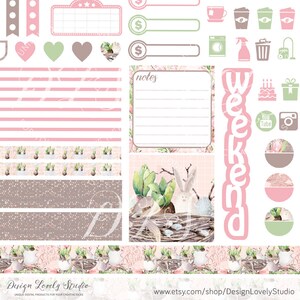 Mini Happy Planner Easter Stickers, Printable Easter Planner Stickers ...