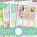 Printable Weekly Stickers Kit for Erin Condren, Tropical Planner Kit ...