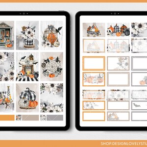Goodnotes Stickers, Halloween Digital Planner Stickers, October Digital ...