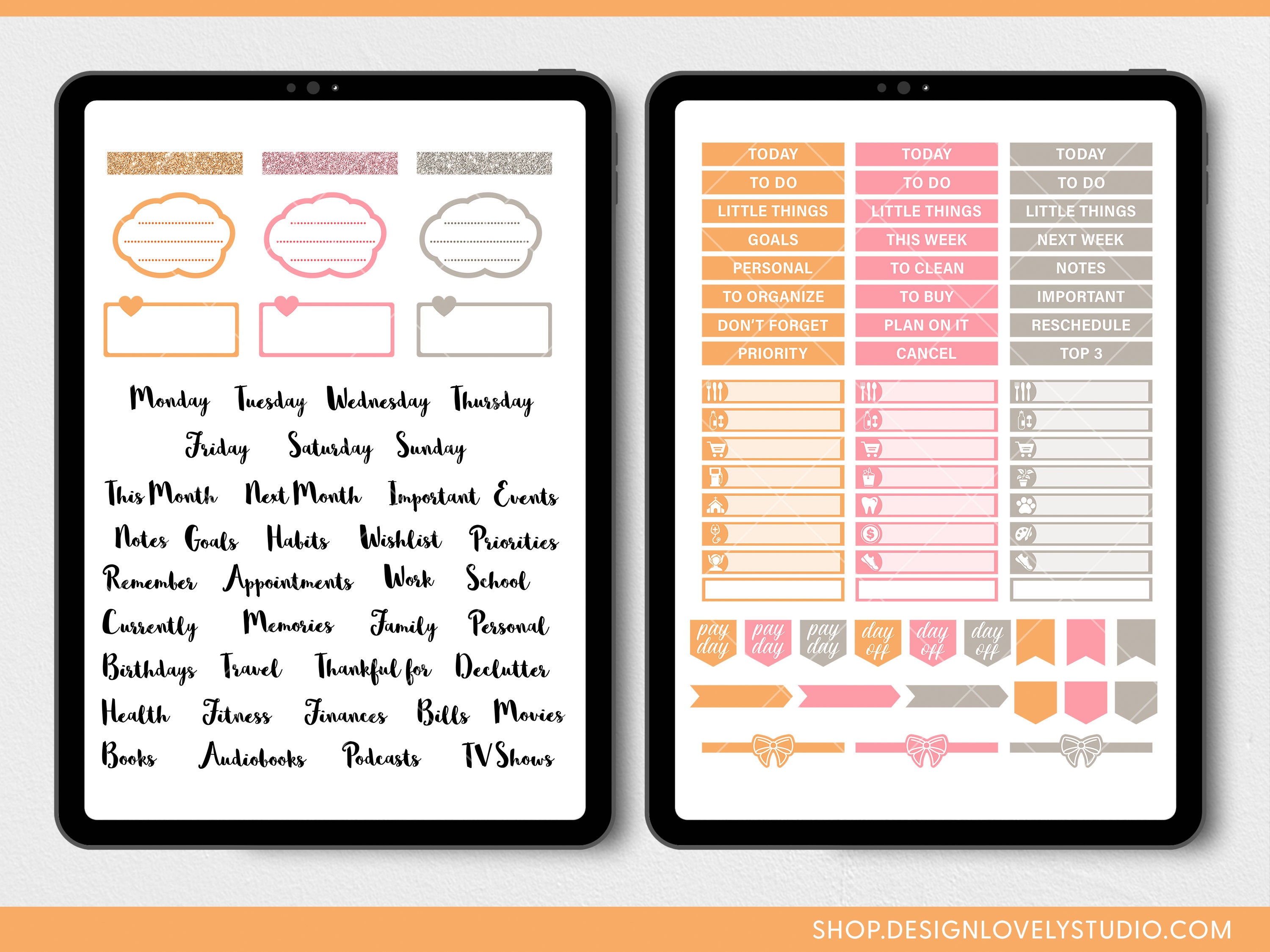 Goodnotes Stickers Fall Digital Planner Stickers October - Etsy
