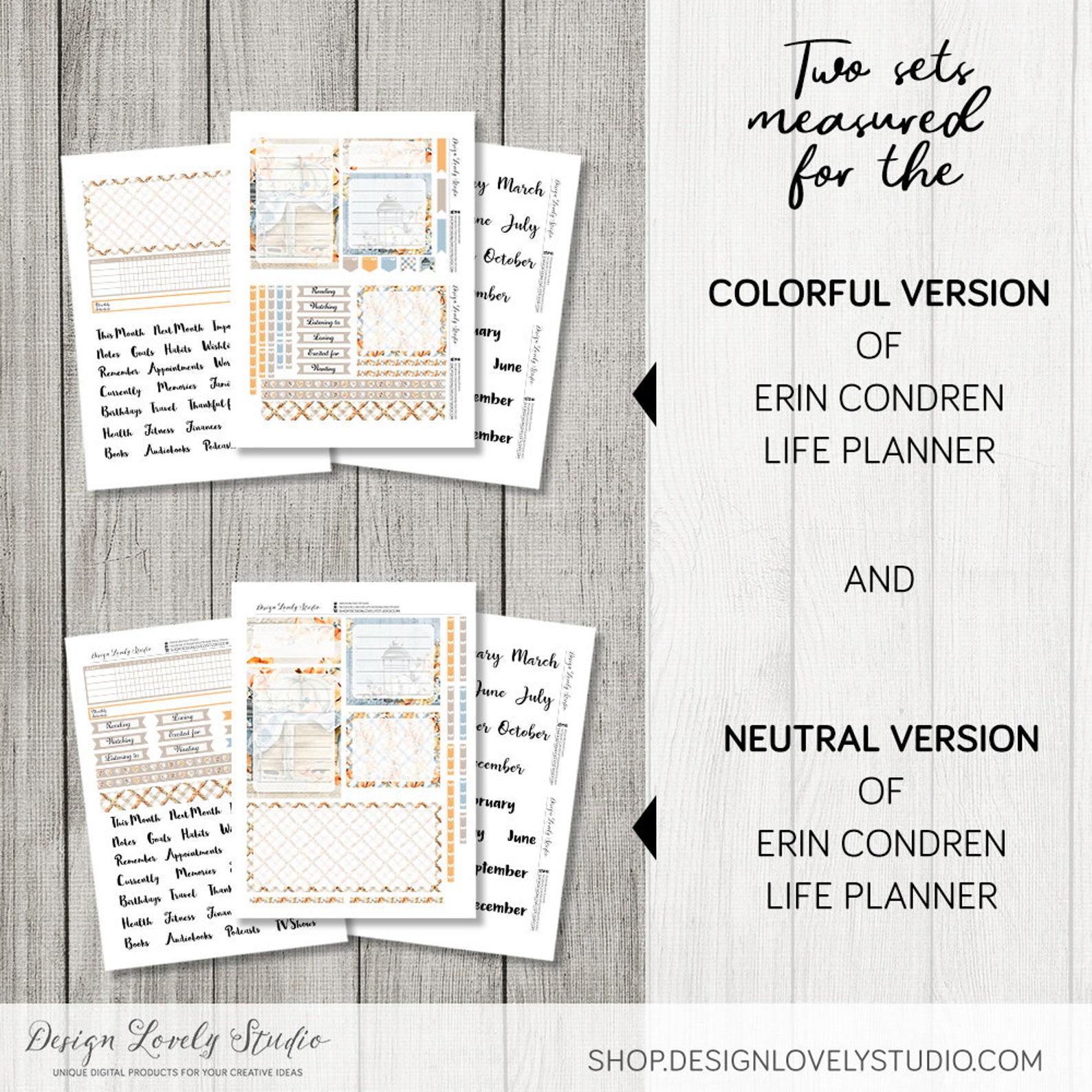 Printable NOVEMBER Notes Page Stickers Fall Planner Stickers | Etsy