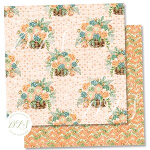 Floral Digital Paper, Spring Digital Paper Pack, Spring Digital ...