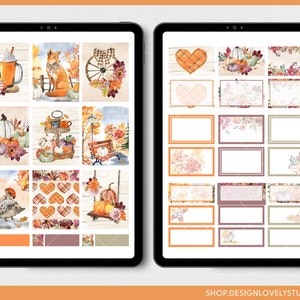 Goodnotes Stickers, Fall Digital Planner Stickers, Autumn Digital ...