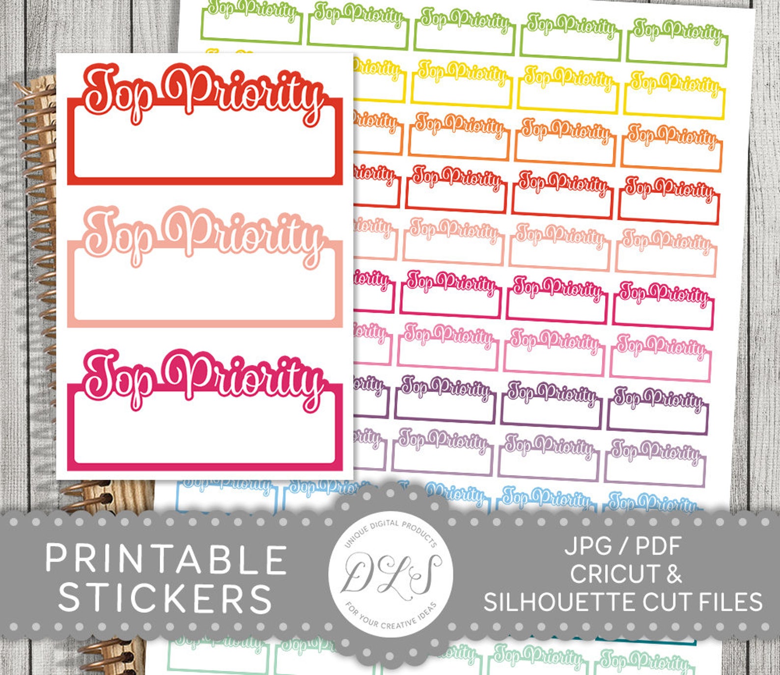 Priority Planner Stickers Priority Box Stickers Important | Etsy