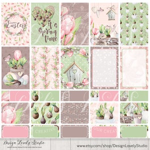 Printable Easter Planner Kit, Happy Planner Easter Stickers, Spring ...