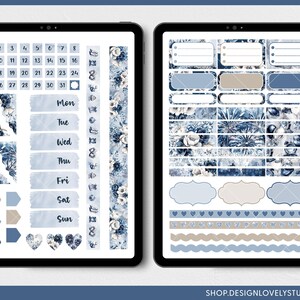 New Year's Eve Stickers, New Year Planner Kit, January Digital Planner ...