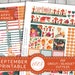 Happy Planner September Stickers, September Monthly Planner Kit ...