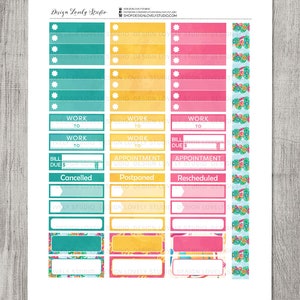 PRINTABLE Big Happy Planner Stickers Kit, Summer Planner Stickers ...