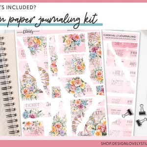 Carnival Printable Planner Stickers Bundle, Monthly, Weekly, and ...