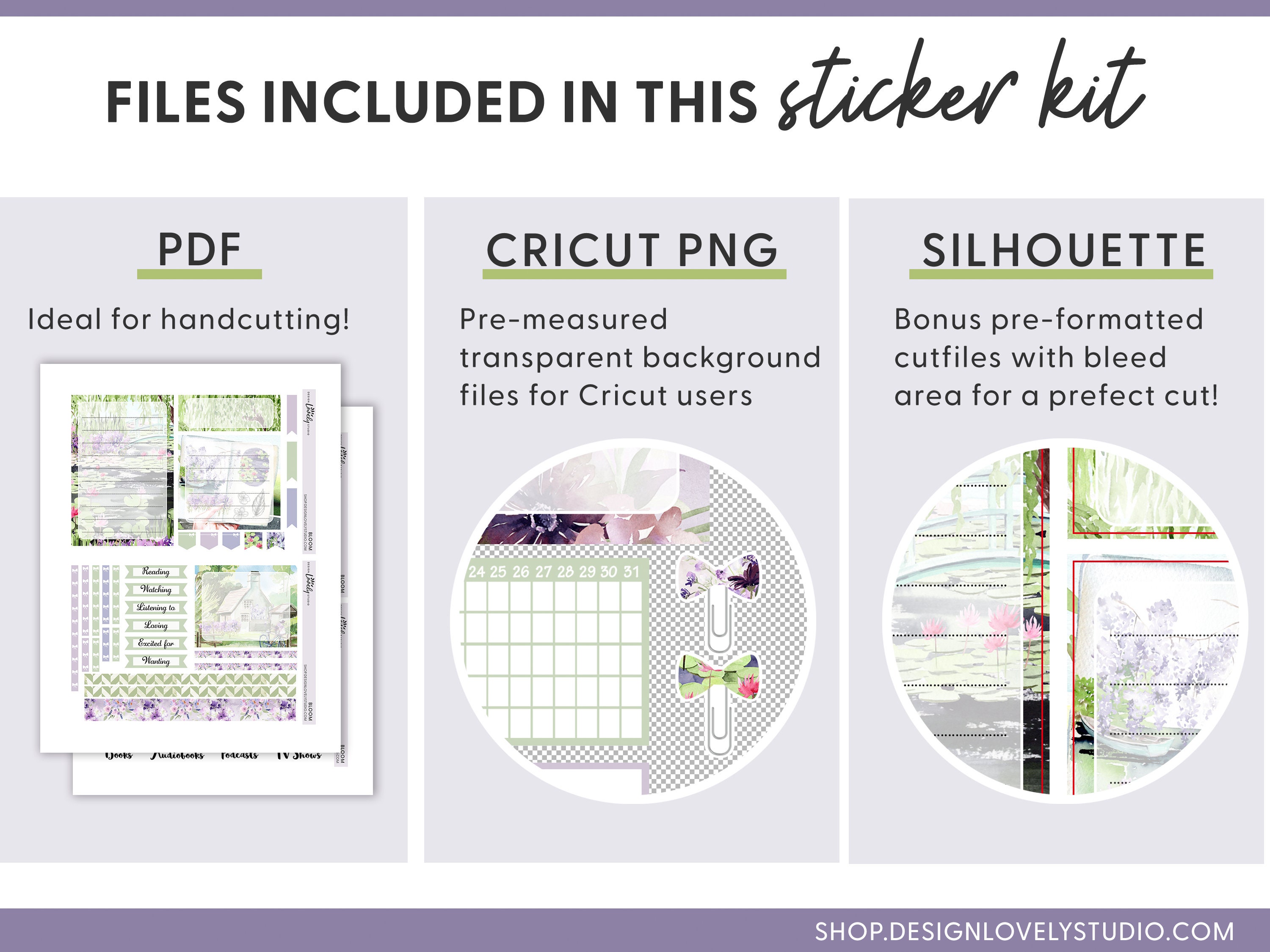 April Notes Page Kit Printable Planner Stickers Monthly - Etsy