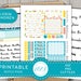 NOTES PAGE Printable Stickers June Notes Page Kit Beach Day - Etsy