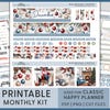 PRINTABLE Planner Icon Stickers, Planning Time Stickers, Planner Meet ...