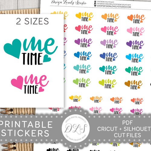 Printable DATE DOT Planner Stickers Printable Date Cover | Etsy