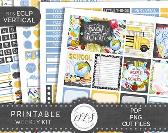 July Red & Blue Mini Kit Weekly Planner Stickers for Erin Condren ...