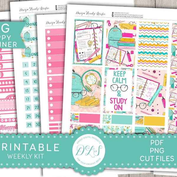 Student Planner Stickers - Etsy