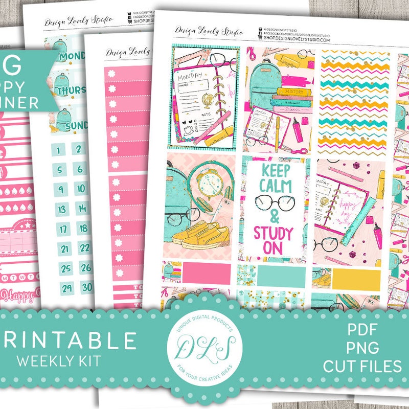 Student Planner Stickers - Etsy