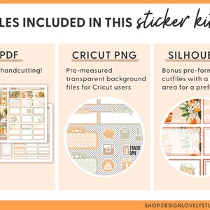Printable Summer Planner Stickers, Vertical Weekly Sticker Kit, Citrus ...