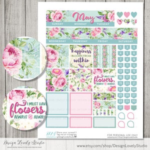 May Big Happy Planner Stickers, Printable Big Happy Planner Stickers ...