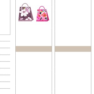 Printable Shopping Planner Stickers, Printable Shopping Bag Planner ...