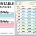 Printable CHECKLIST Planner Stickers Dots Checklist Planner - Etsy