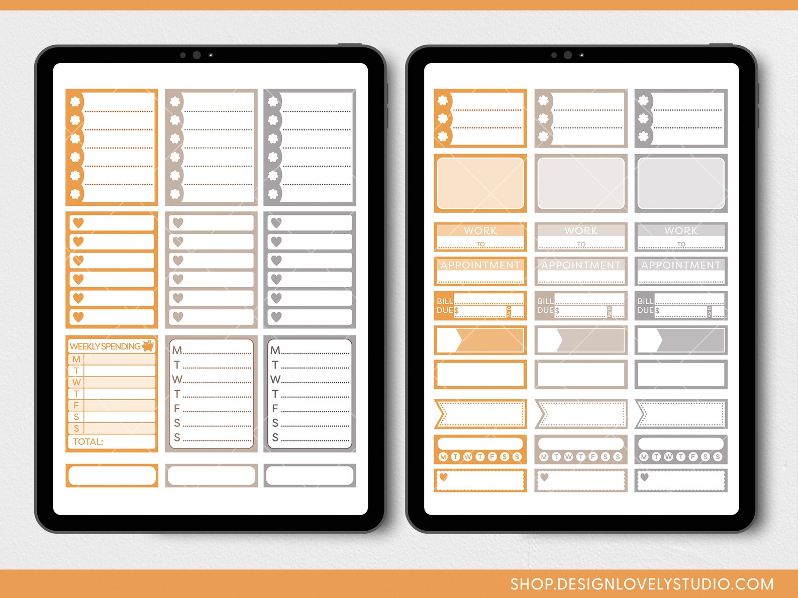 Goodnotes Stickers Halloween Digital Planner Stickers - Etsy