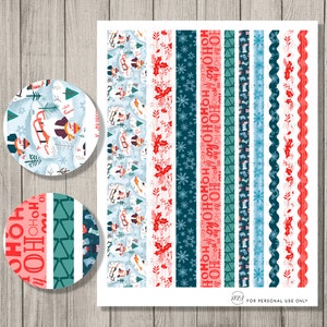 Christmas Planner Stickers Weekly Kit Fits Erin Condren VERTICAL ...