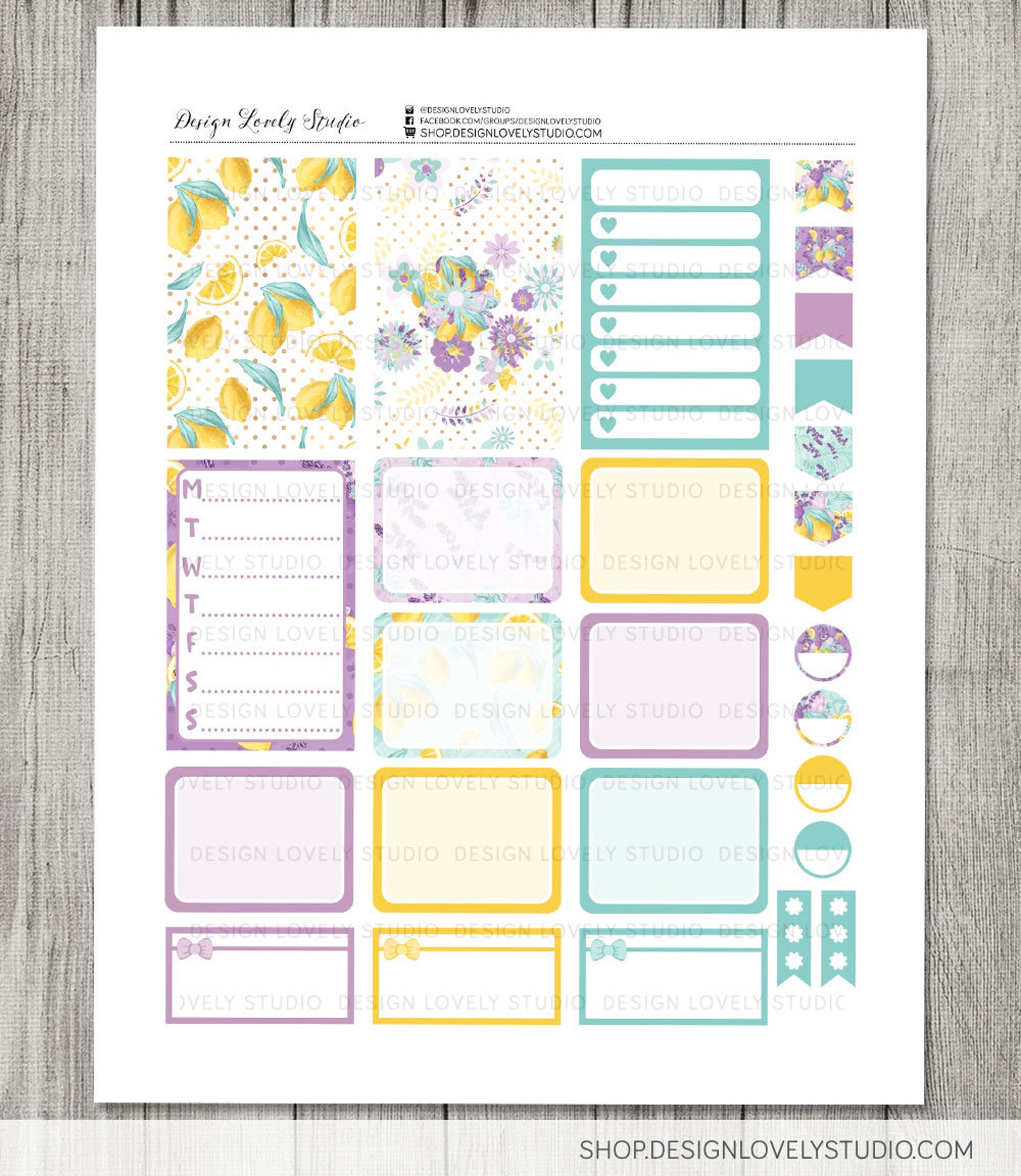 PRINTABLE Big Happy Planner Stickers Kit, Weekly Planner Printable ...