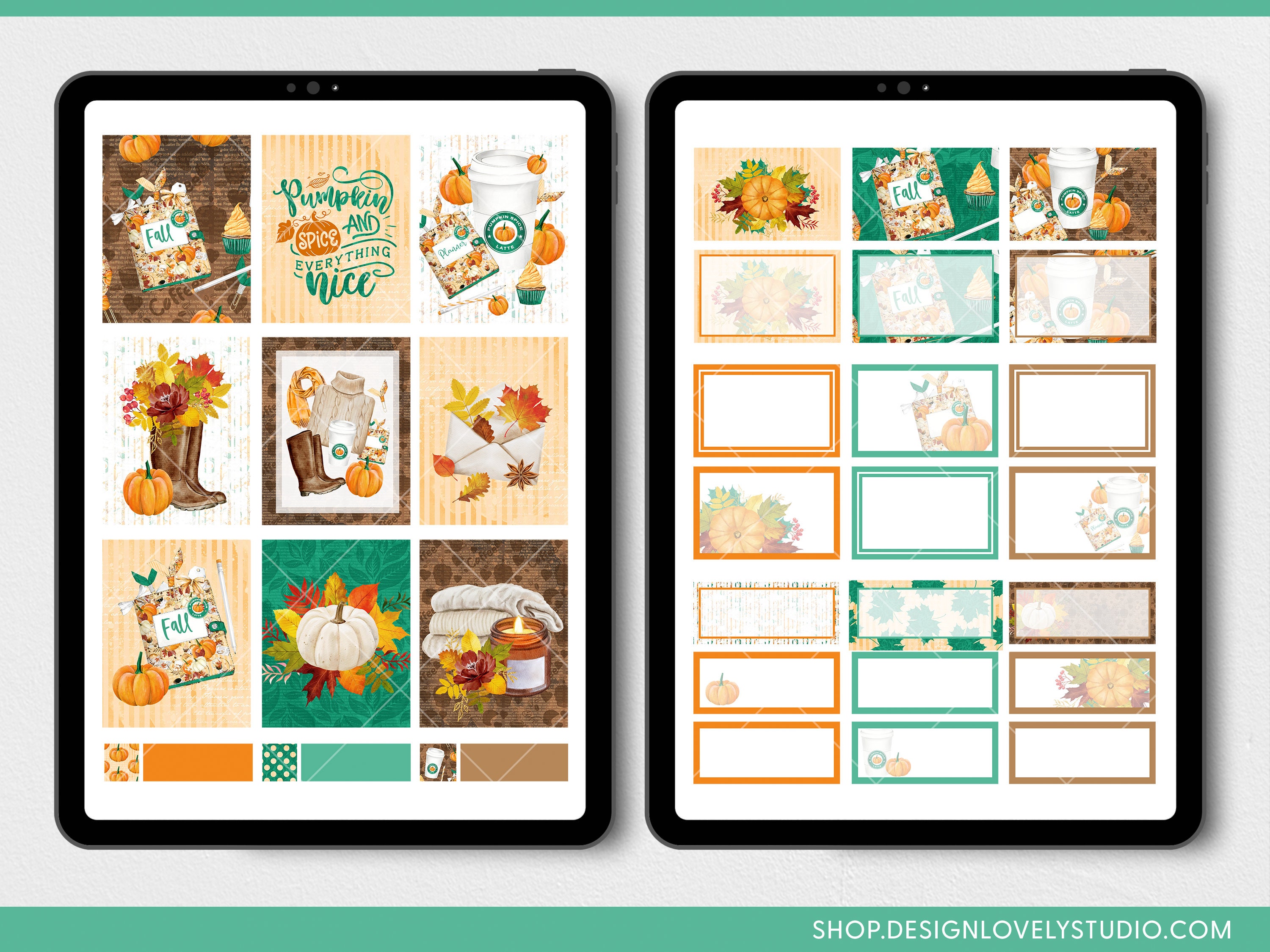 Goodnotes Stickers November Digital Planner Stickers Pumpkin - Etsy