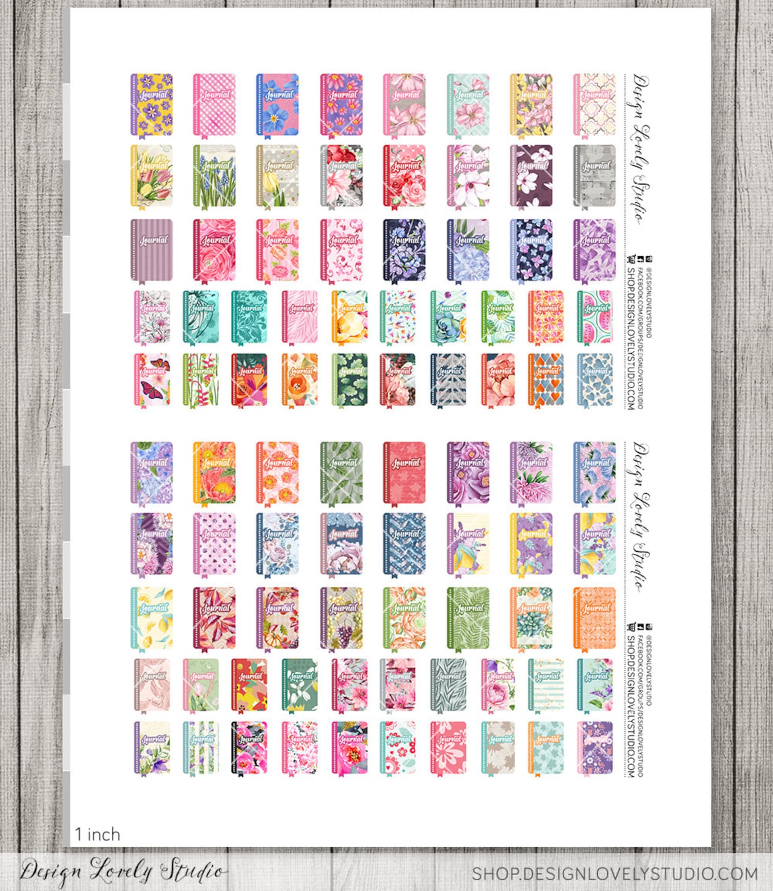 Printable Journal Planner Stickers Journaling Planner | Etsy