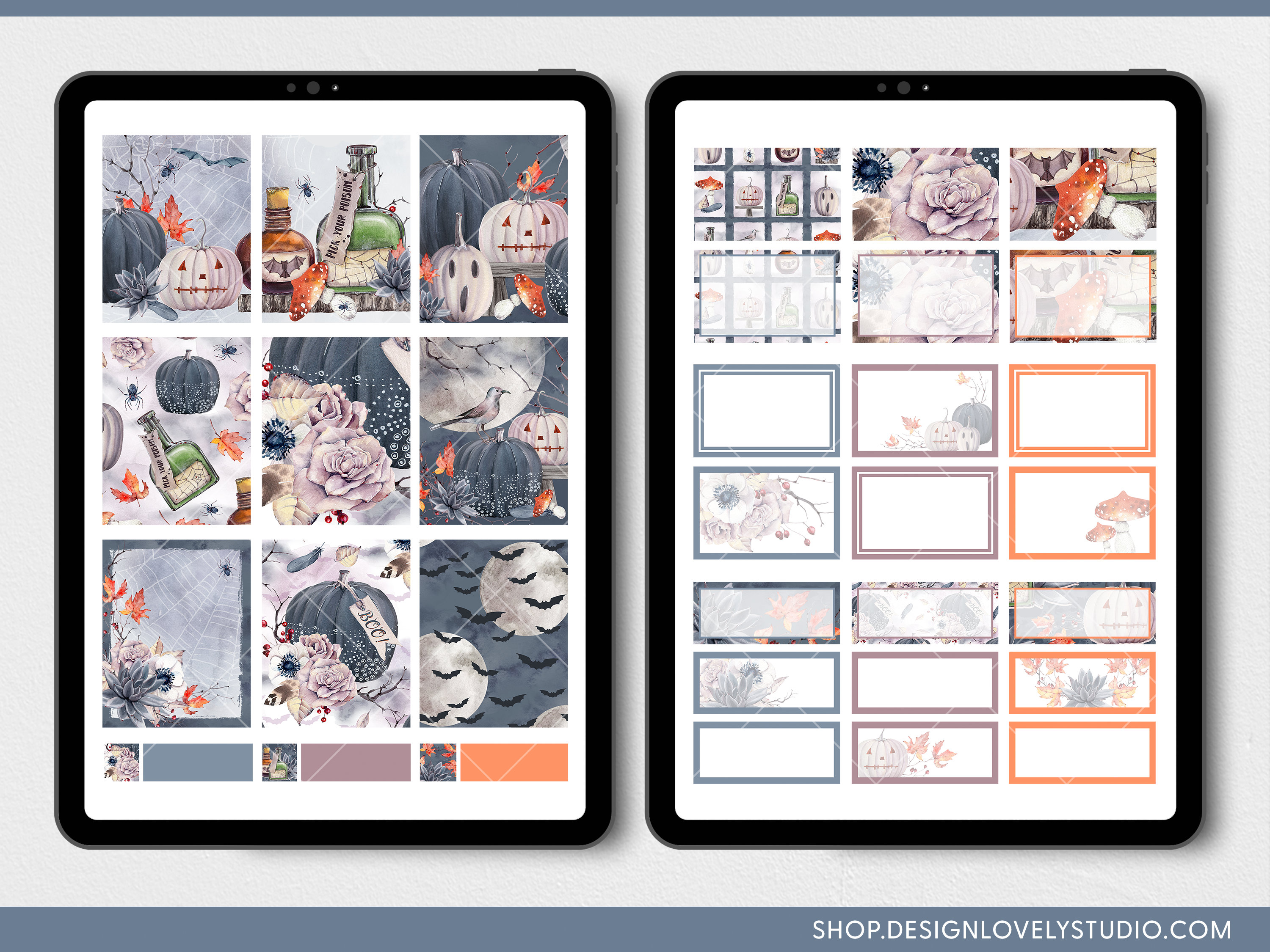 Halloween Digital Stickers Goodnotes Stickers Digital - Etsy