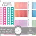 Printable CHECKLIST Planner Stickers, Dots Checklist Planner Stickers ...