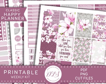 Printable NOTES PAGE Stickers Monthly Notes Page for Erin - Etsy