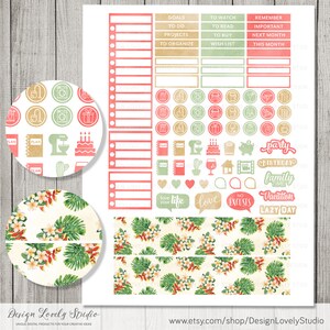 June Monthly Planner Stickers, Printable Planner Stickers, Erin Condren ...