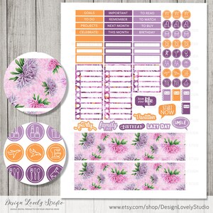 Happy Planner September Monthly Kit, Printable September Monthly Kit ...