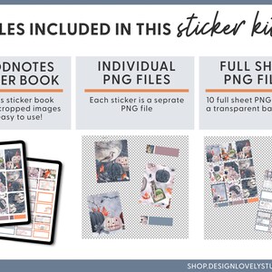 Halloween Digital Stickers, Goodnotes Stickers, Digital Planner ...