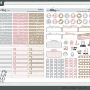 Winter Planner Stickers, Printable Planner Stickers, December Stickers ...