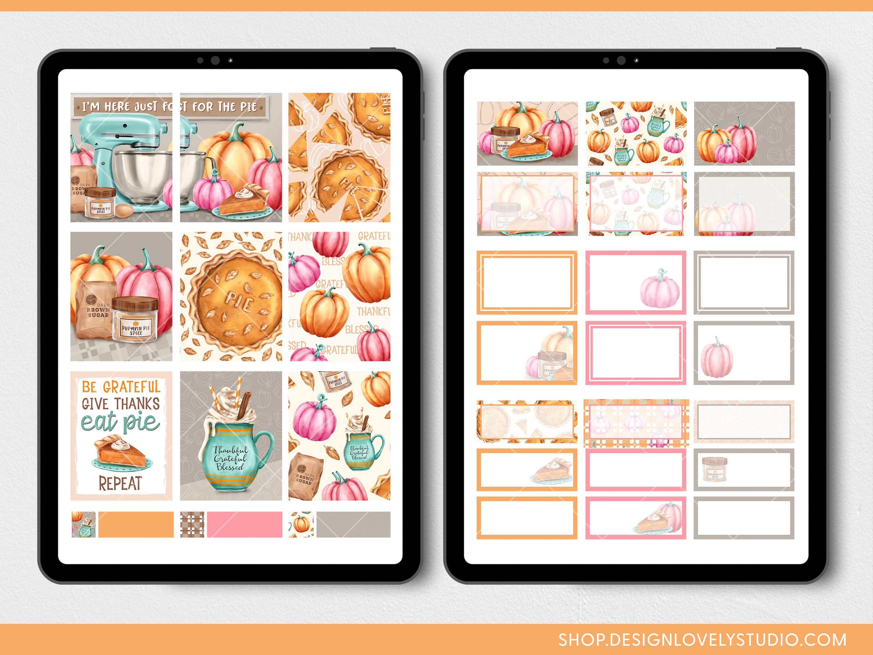 Goodnotes Stickers Fall Digital Planner Stickers October - Etsy