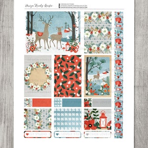 Big Happy Planner Christmas Stickers Kit, Printable Christmas Planner ...