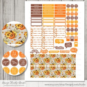 Happy Planner October Monthly Kit, October Monthly Kit Printable ...