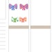 Printable Bow Planner Stickers Multicolor Bow Planner - Etsy