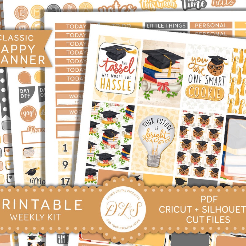 Graduation Stickers - Etsy