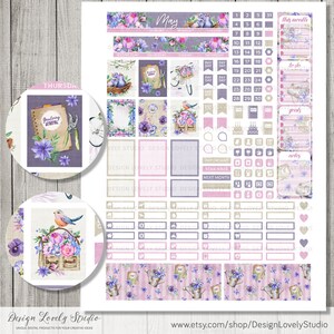 MAY Monthly Sticker Kit, May Planner Stickers, Mini Happy Planner ...